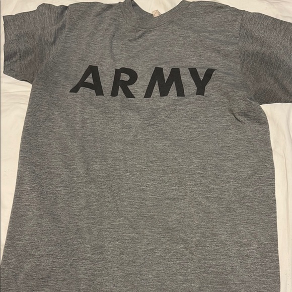 Shirts | Gray Army Tshirt | Poshmark